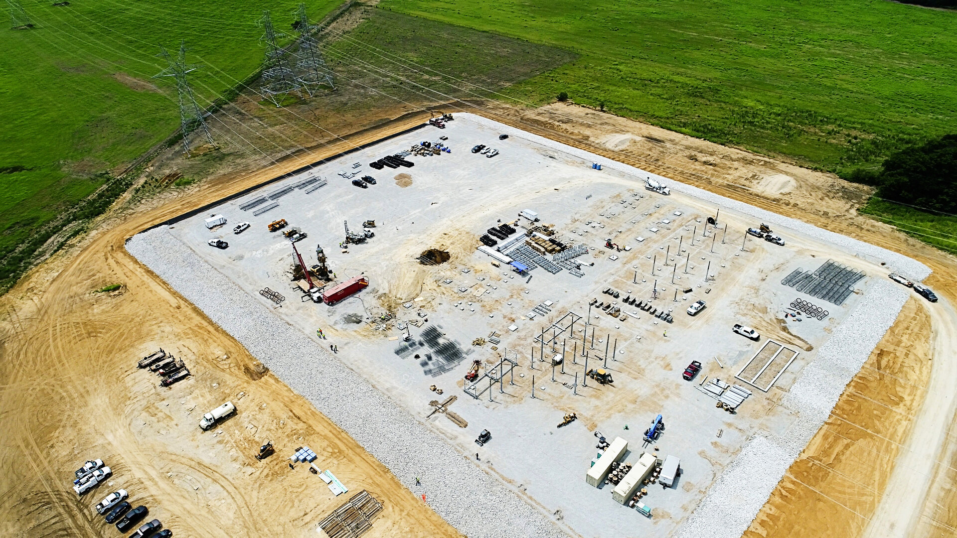 Substation Foundations Contractor | DynaGrid | (972) 829-6021